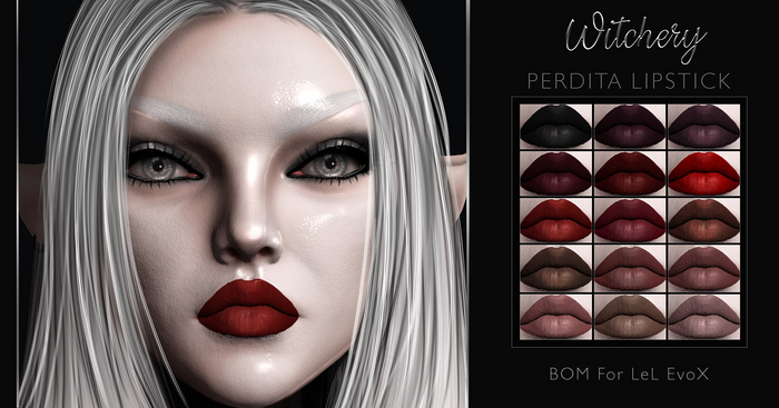 Second Life Marketplace [witchery] Perdita Lipstick